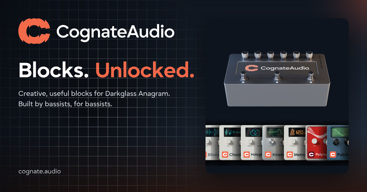 Cognate Audio — Blocks. Unlocked.